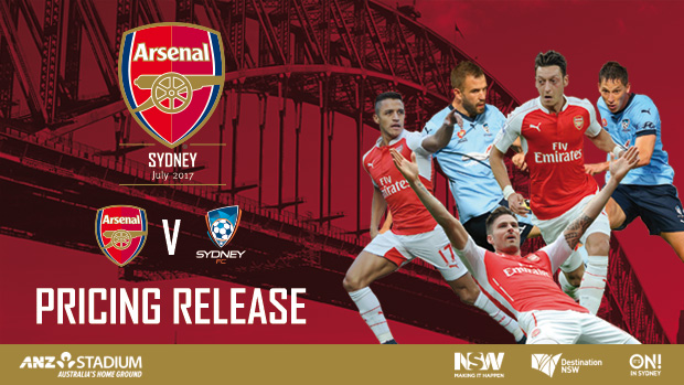 Arsenal Ticketing Prices Revealed - Sydney FC