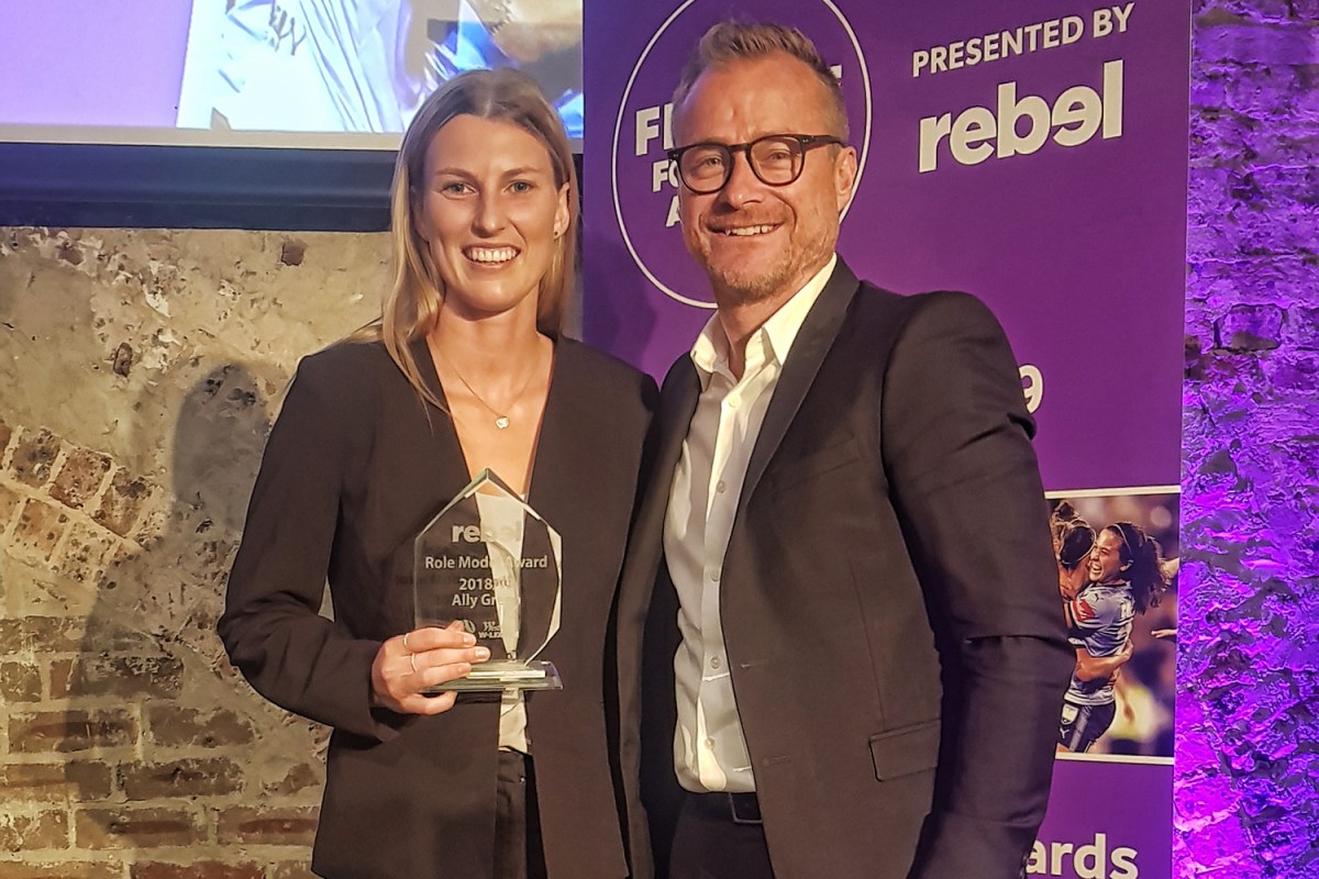 Ally Green Wins 2019 Rebel Role Model Award - Sydney FC