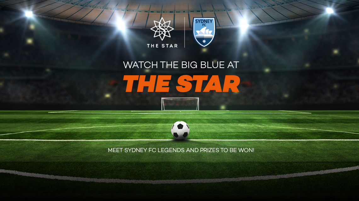 Catch the Big Blue from 24/7 Sportsbar at The Star - Sydney FC