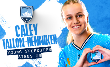 Sky Blues sign young speedster Caley Tallon-Henniker - Sydney FC