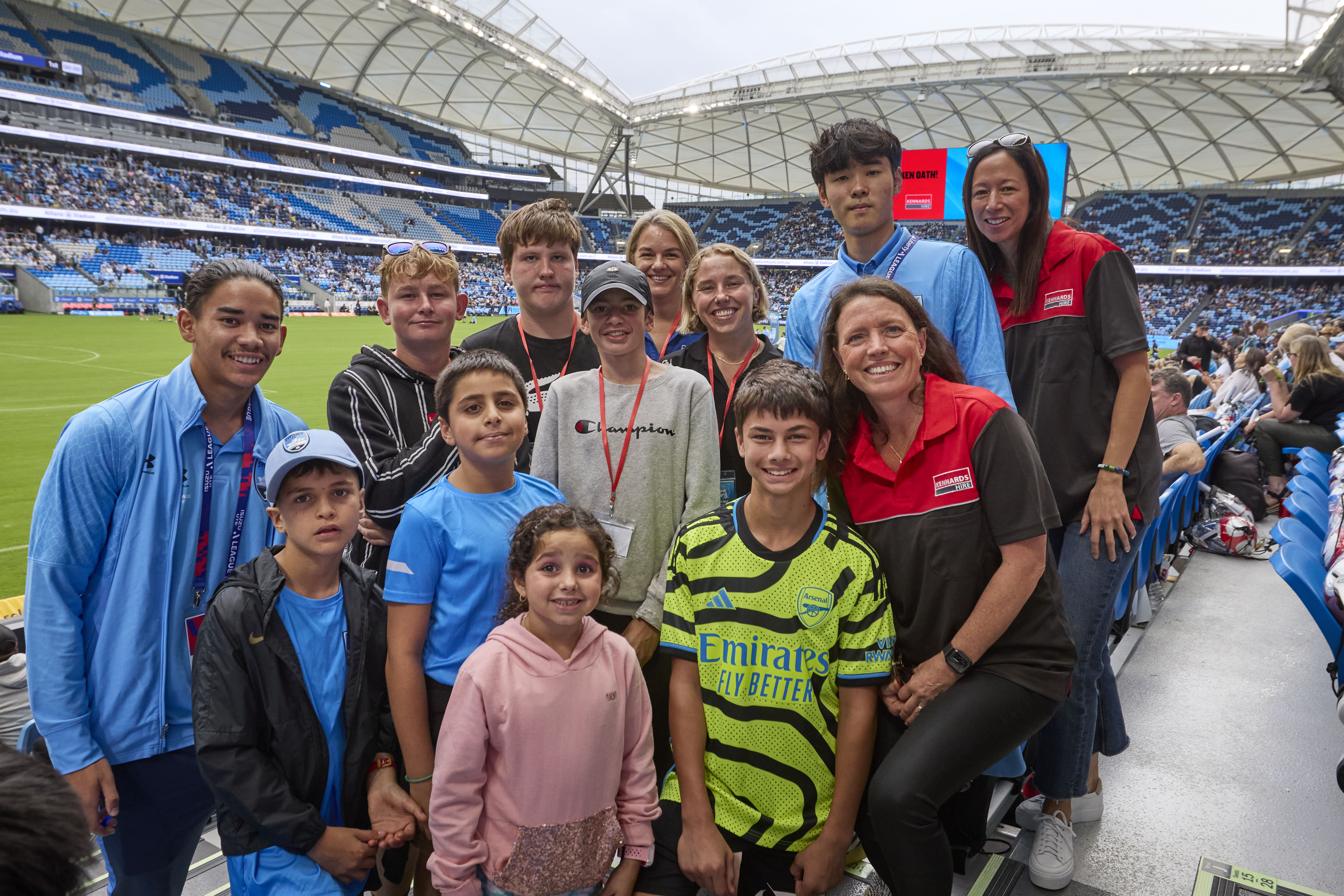 Kennards Hire Hosts VIP Sydney FC Experience For Charity Families ...