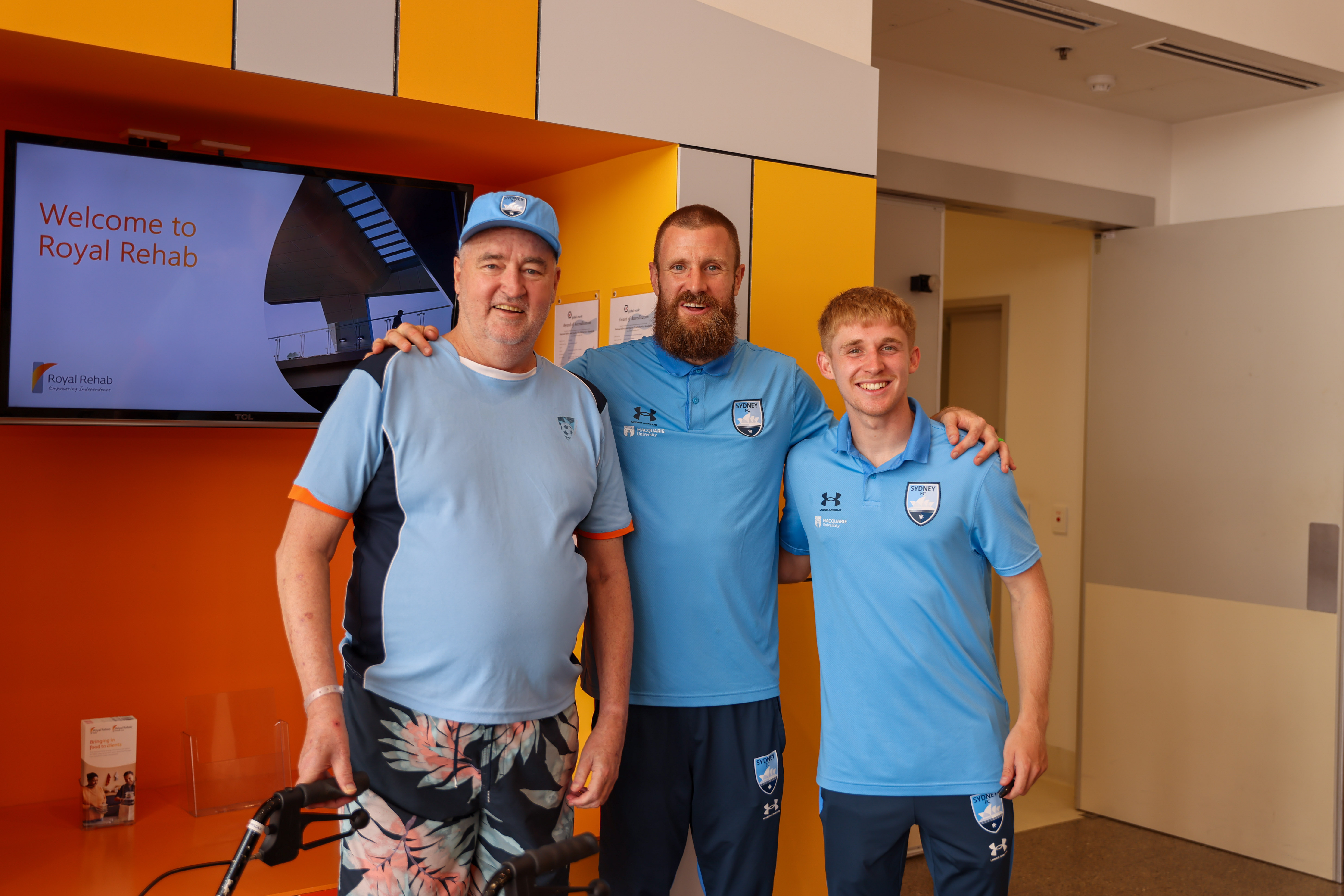 Sydney FC visit Royal Rehab - Sydney FC