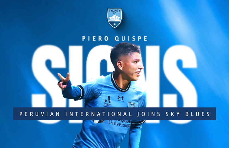 Sydney FC Sign Peruvian Star Young Midfielder Piero Quispe