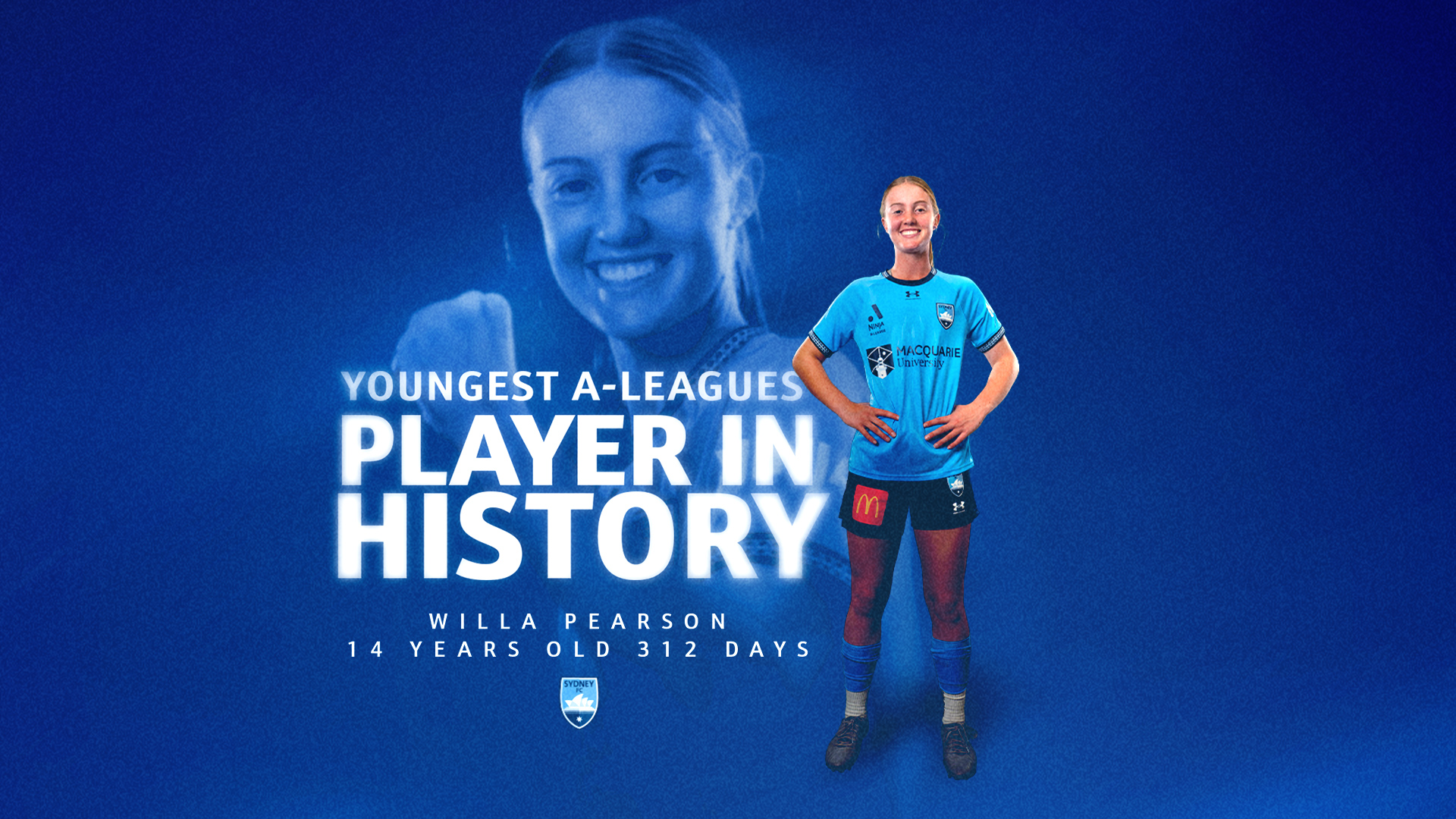 14 Year Old Willa Pearson Youngest PLayer In A-Leagues History