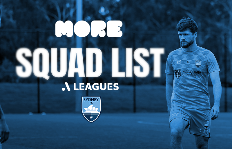 Sydney FC Extended Squads For Weekend Fixtures